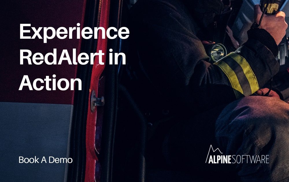 Book a Demo - RedAlert From Alpine Software, Fire Department RMS Software