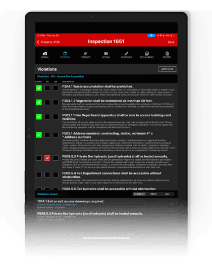 RedAlert Mobile Inspections - RedAlert From Alpine Software, Fire Department RMS Software