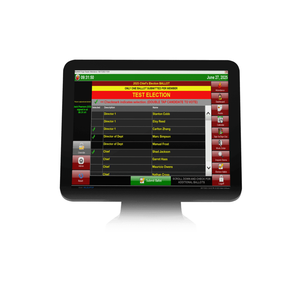 RedAlert Kiosk - RedAlert From Alpine Software, Fire Department RMS Software